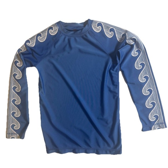 Tea Collection | Swim | Tea Collection Boys Kids Youth Blue Wave Rash ...